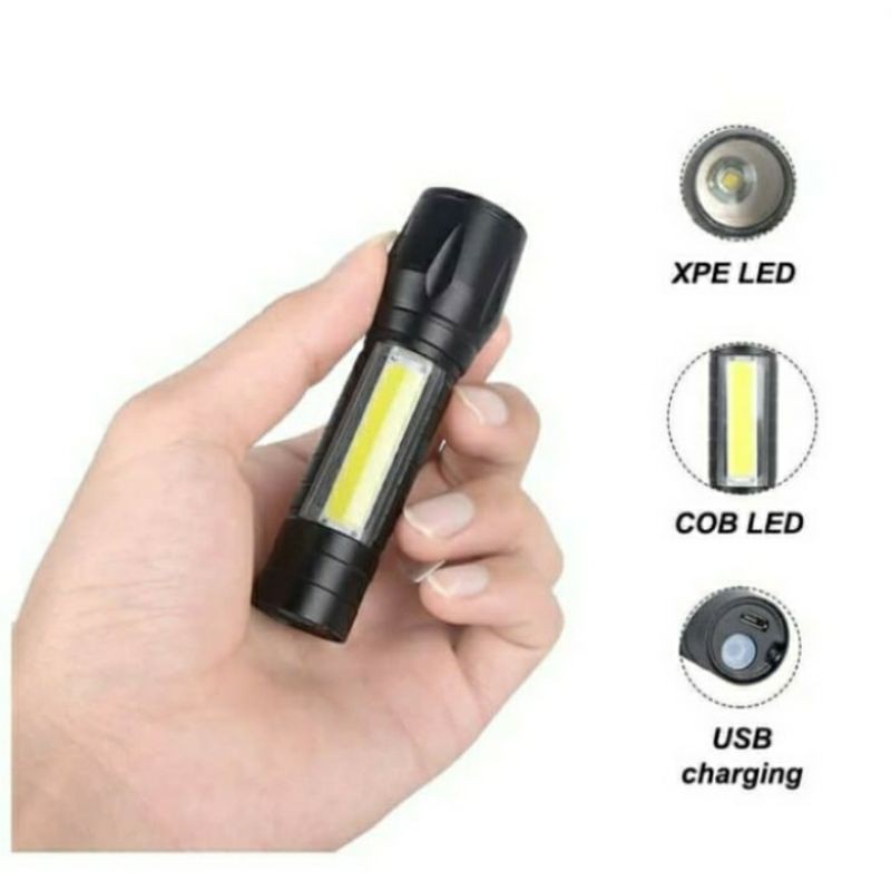 Jual SENTER SWAT MINI ZOOM SENTER POLICE LED U3 SUPER TERANG | Shopee ...