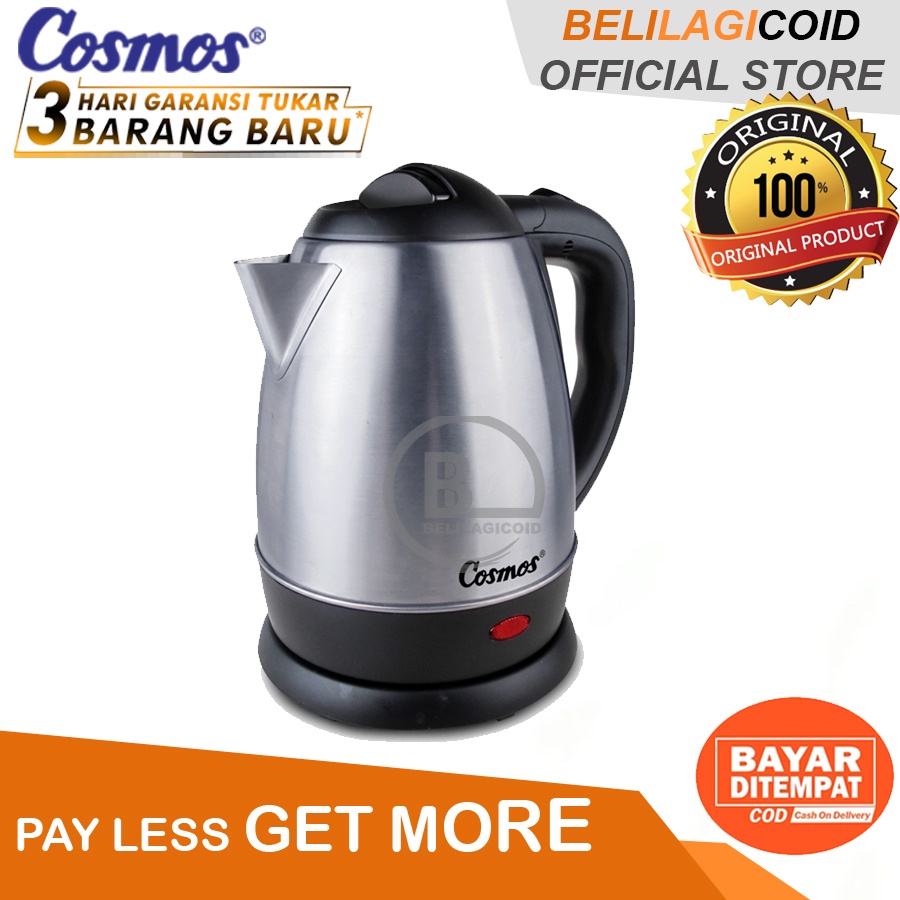 Jual Cosmos Stainless Electric Kettle CTL 618 / Elektrik Ketel Stainless Cosmos CTL-618 ...