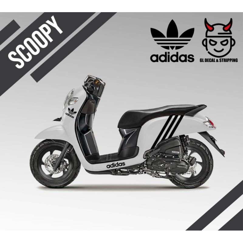 Jual STICKER CUTTING ADIDAS SCOOPY | Shopee Indonesia