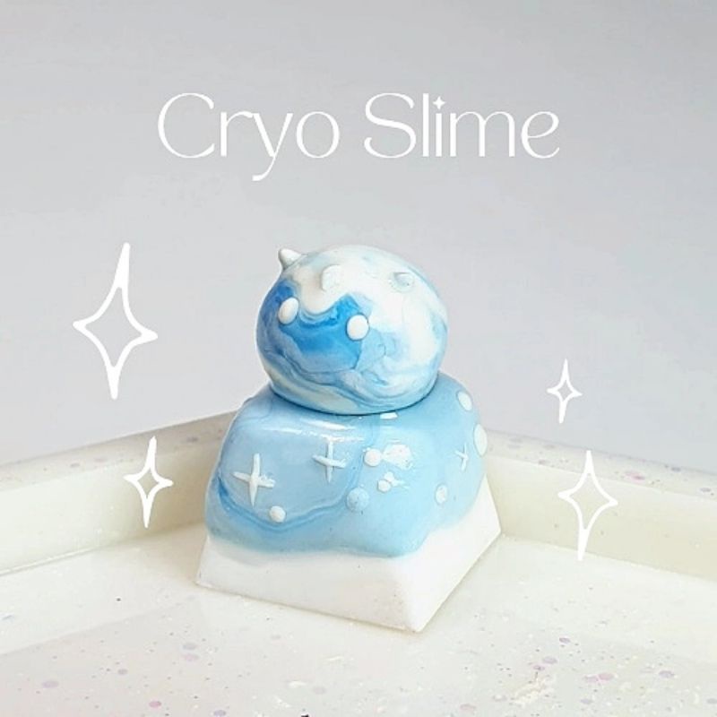 Jual Artisan Keycaps Genshin Impact Cryo Slime | Shopee Indonesia
