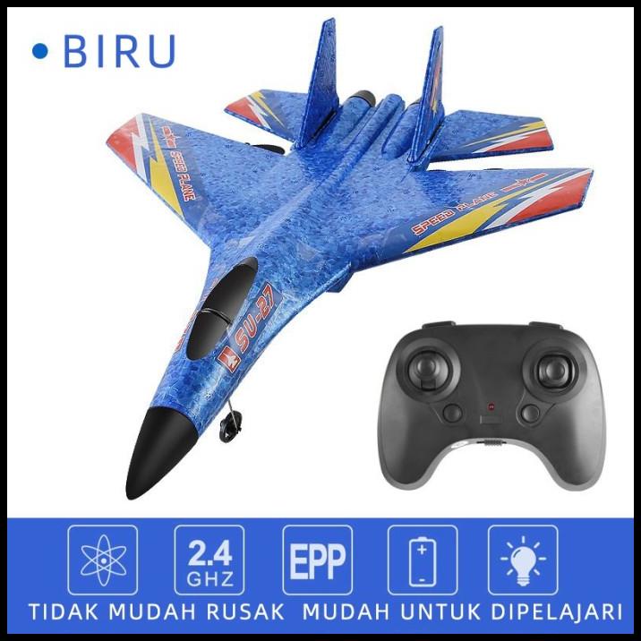 Jual Mainan Rc Pesawat Remote Control Epp Glider Airplane Led Anti ...
