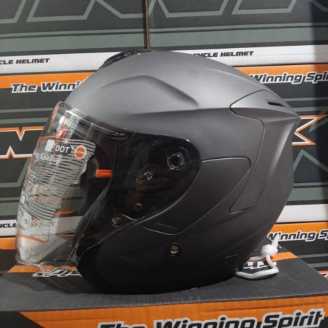 Jual Helm INK Dynamic polos gunmetal doff / gunmetal dop original ...
