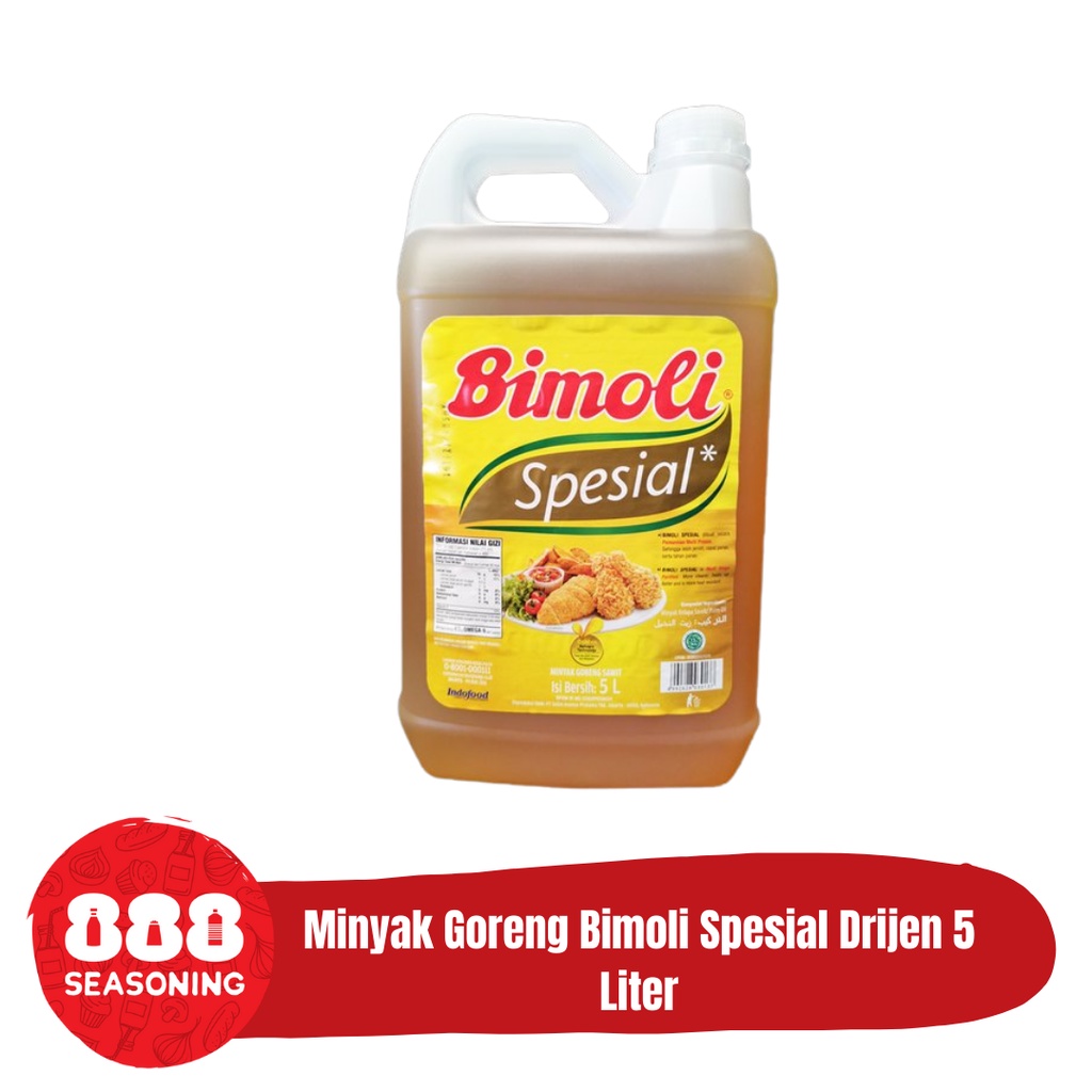 Jual MINYAK GORENG BIMOLI SPESIAL DRIJEN 5 LITER | Shopee Indonesia
