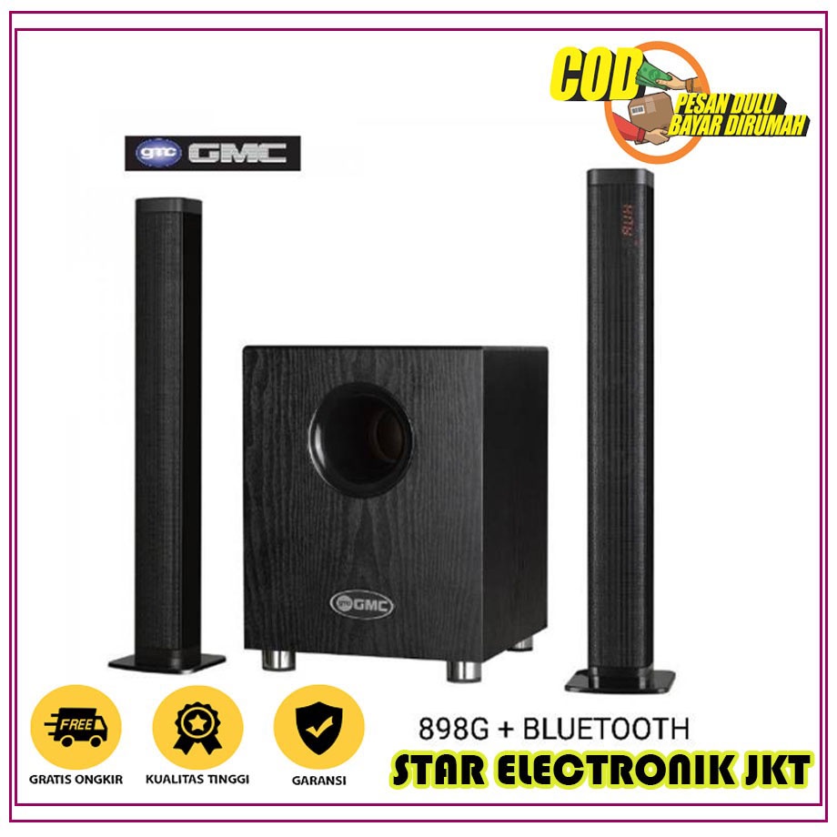 Jual GMC 898G Speaker Aktif Soundbar Bluetooth Suara Mantap | Shopee ...