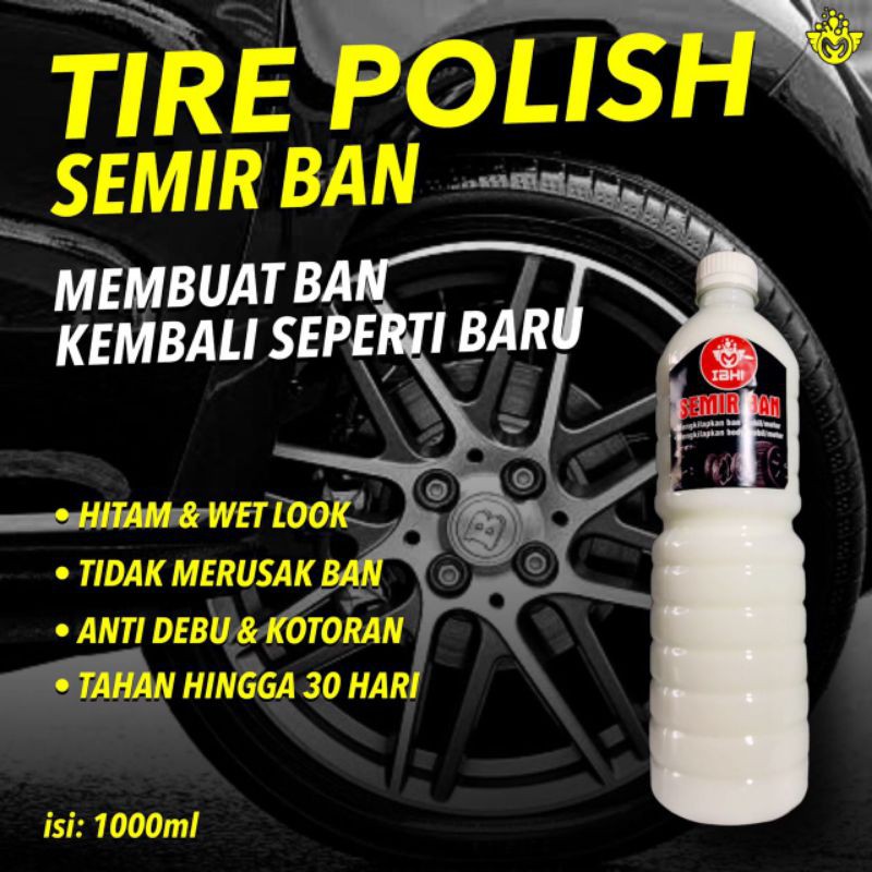 Jual SEMIR BAN 1 LITER PREMIUM BY IBHI | Shopee Indonesia