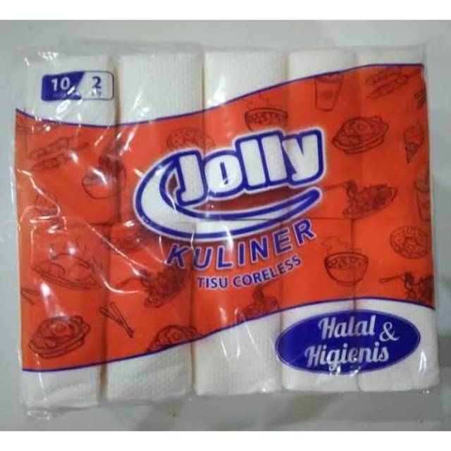 Jual Tissue Roll Coreles JOLLY tanpa tulang | Shopee Indonesia
