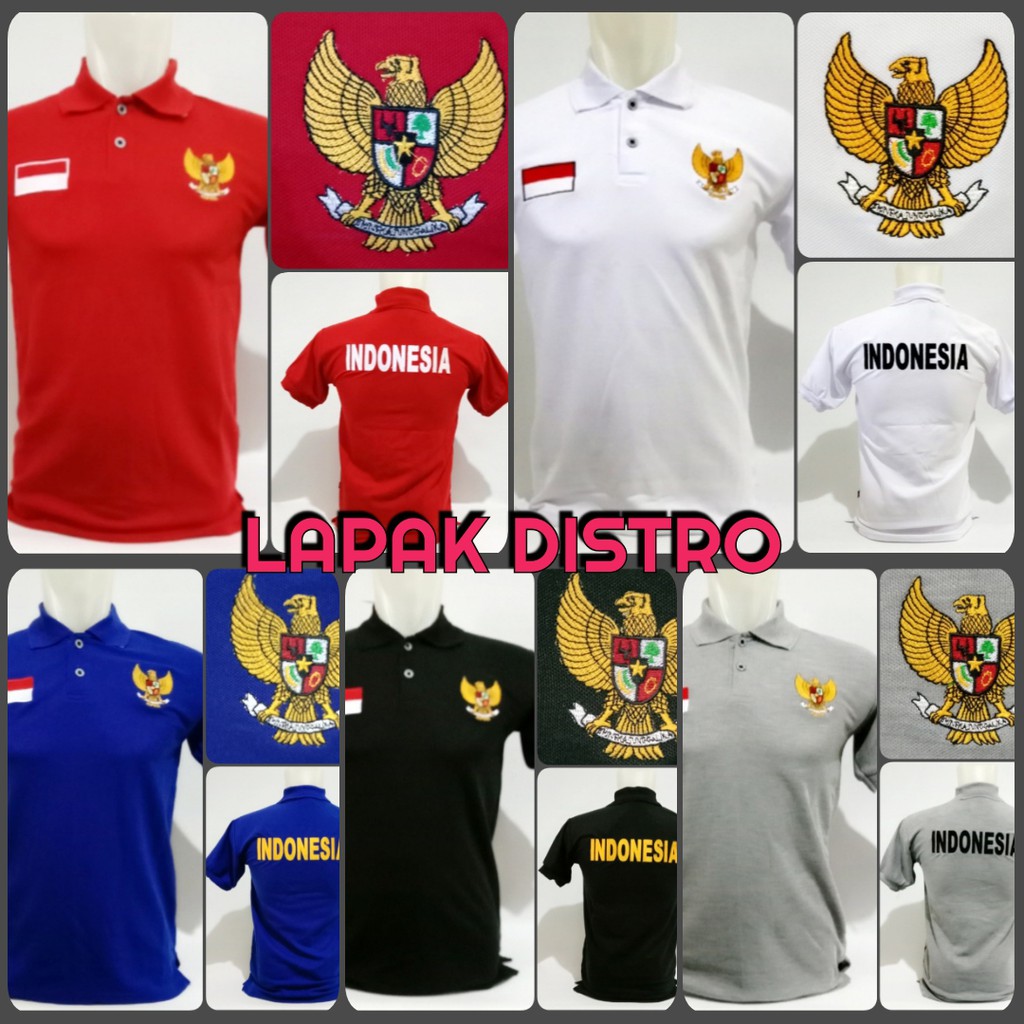 Jual Kaos Baju Kaos Polo Shirt Garuda Indonesia | Shopee Indonesia