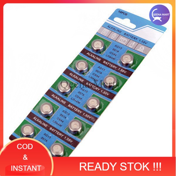 Jual Baterai Kancing Lithium AG13 LR44 L1154 357 A76 1.55V (1 PCS) | Shopee Indonesia