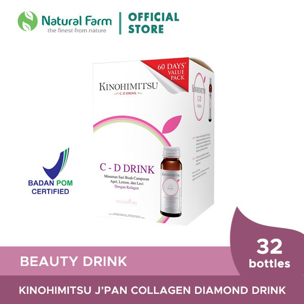 Jual Kinohimitsu J'Pan Collagen Diamond Drink - 32 Botol | Shopee Indonesia