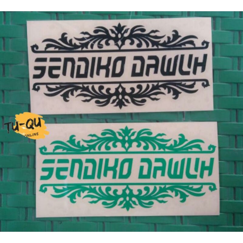 Jual Stiker sendiko dawuh triball | Shopee Indonesia