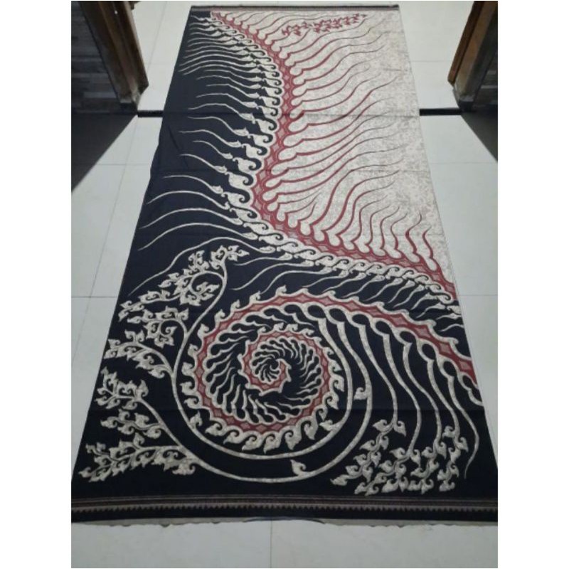 Jual kain batik bahan katun motif akar melingkar | Shopee Indonesia