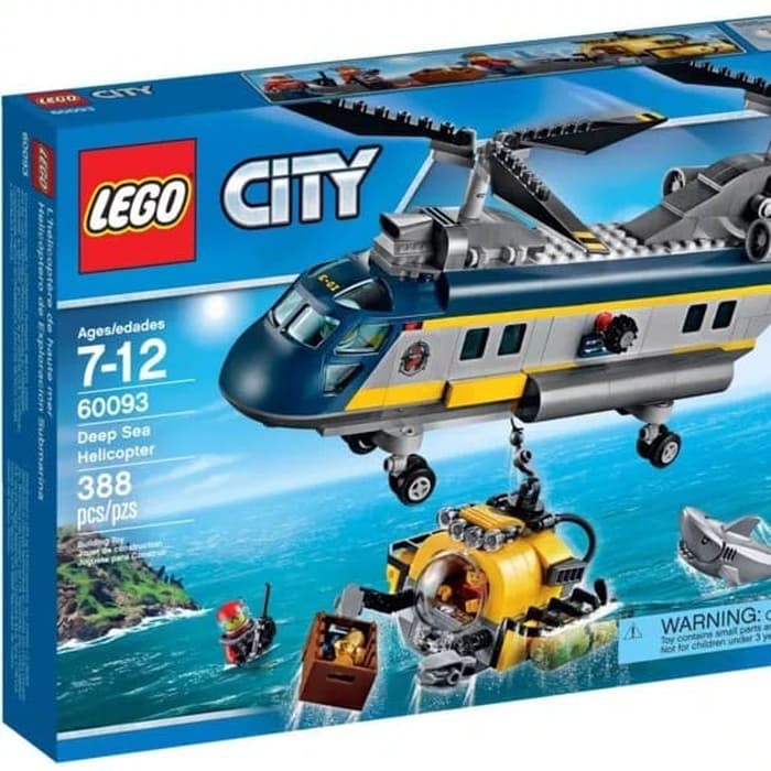 Jual LEGO CITY ASLI 60093 SUBMARINE HELICOPTER | Shopee Indonesia