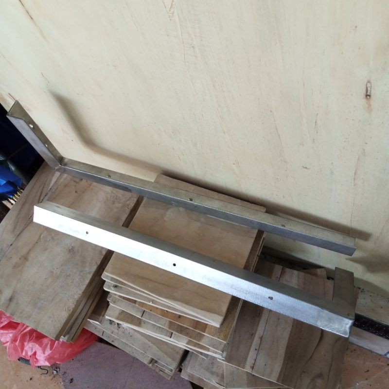 Jual Siku rak stainless 3mm siku rak 40cm tebal custom order | Shopee ...