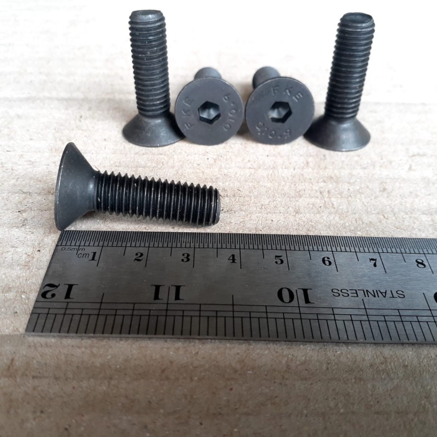 Jual BAUT L VERSENG M10 X 35 BAJA / BAUT 17 KUNCI L6 / L 6 / BAUT JF L M10 / BAUT L M10 X 35 ...