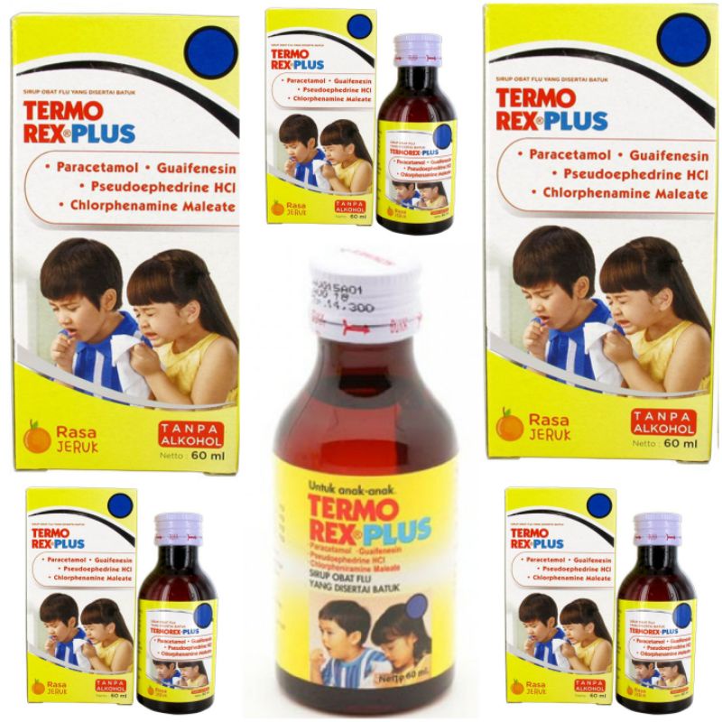 Jual Termorex Plus Sirup Obat Flu Yang Disertai Batuk 60 ml | Shopee ...