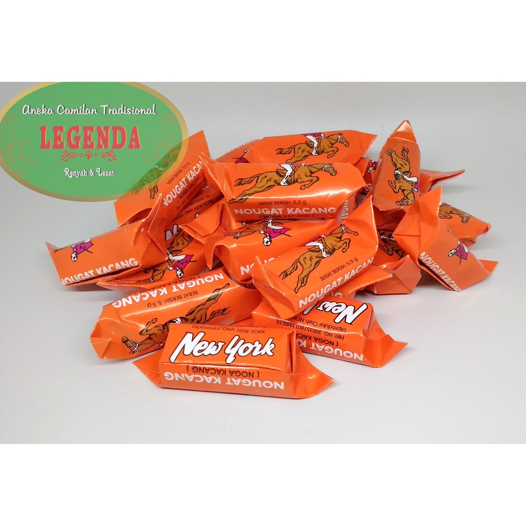 Jual Permen Nougat Kacang NEW YORK CANDY 250gr | Shopee Indonesia