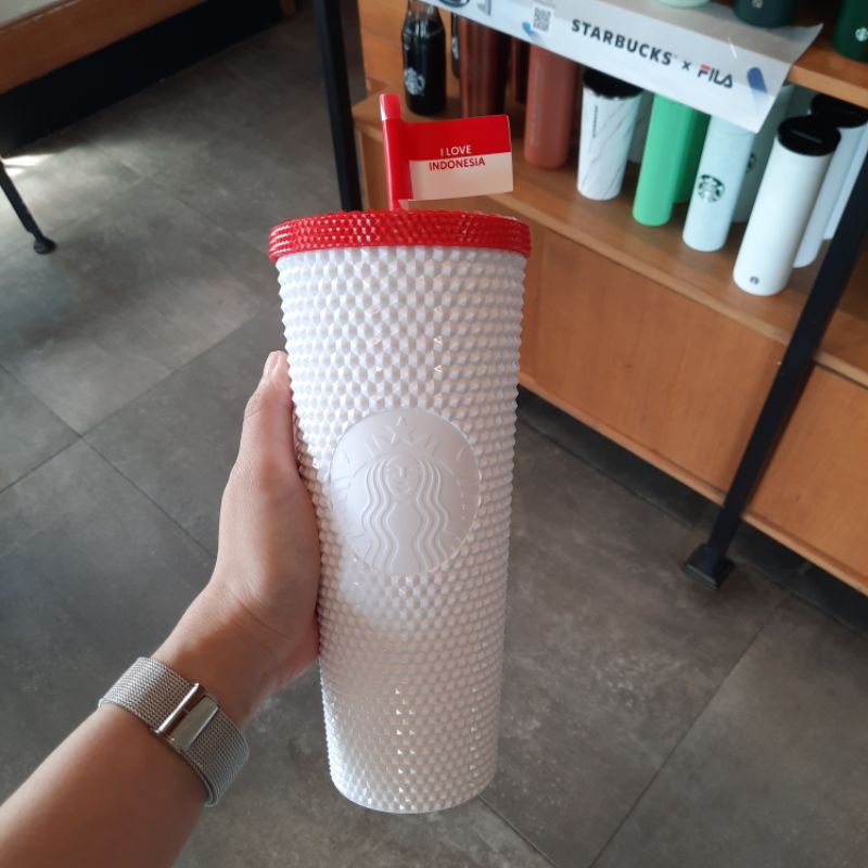 Jual starbucks indonesia independence day / starbucks bling putih merah ...