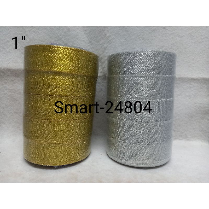 Jual Pita Emas Perak 1 in per Roll(2,5cm) | Shopee Indonesia