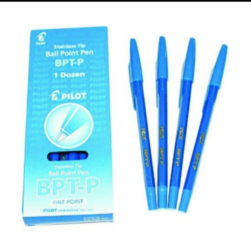 Jual PULPEN / PEN / BALLPOINT WARNA BIRU PILOT BPTP ASLI ORIGINAL ...