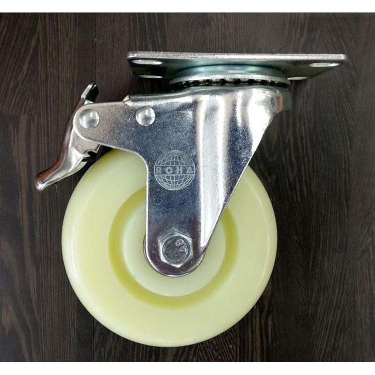 Jual RODA TROLLEY / TROLI/ RODA GEROBAK / NYLON CASTER HEAVY DUTY 4 ...