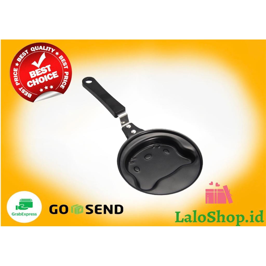 Jual EGG PAN BENTUK CAT DAN RABBIT KRISCHEF UKURAN 12 CM (PENGGORENGAN ...