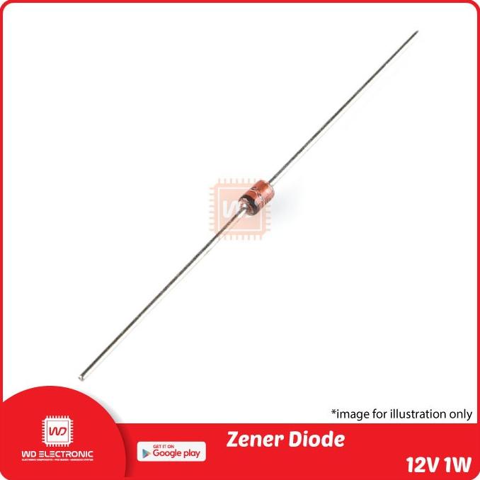 Jual Dioda zener 12v 1 watt Zener diode 12 volt 1watt easywa53 Segera Dapatkan | Shopee Indonesia