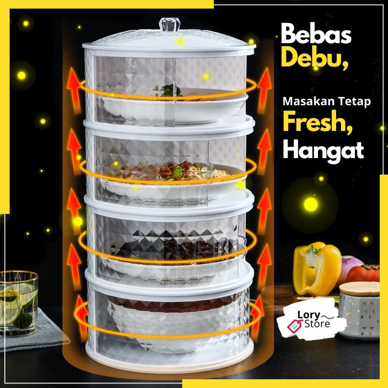 Jual Penyimpanan Serbaguna Organizer Kotak Makanan Food Storage Tudung ...