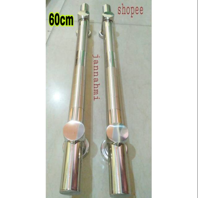Jual Promo handle pintu tarikan pintu model bambu panjang 60cm | Shopee ...