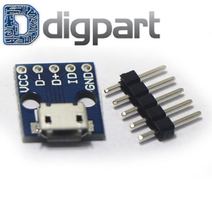 Jual Micro USB Interface Power Adapter Board USB 5V Breakout Module ...
