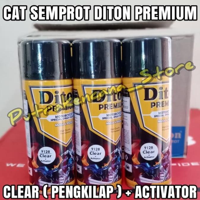 Jual Produk Terbaik] CAT SEMPROT DITON PREMIUM CLEAR + ACTIVATOR ...