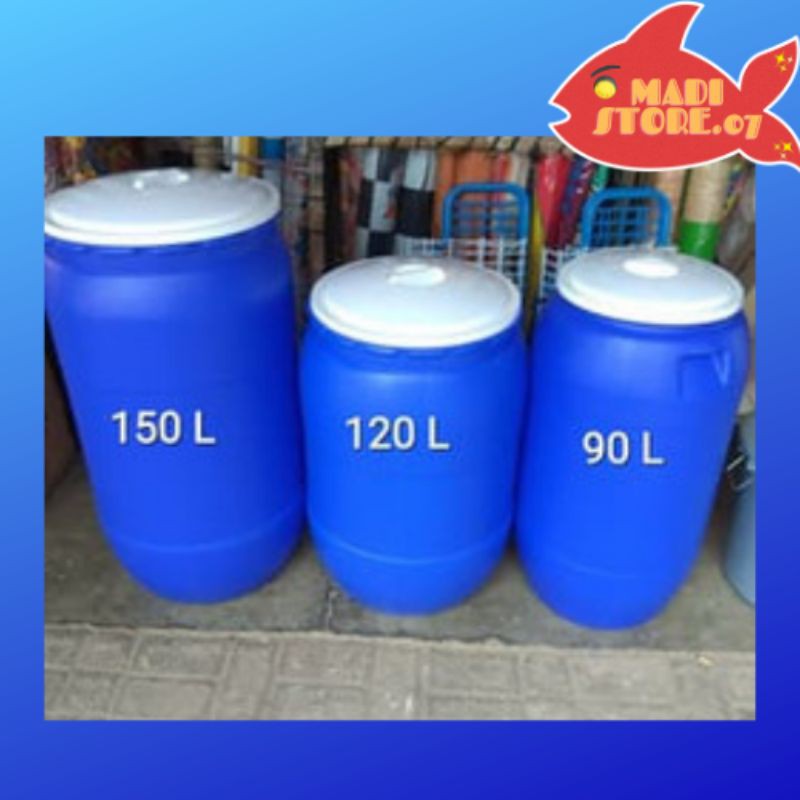 Jual Tong Air Gentong Air 60/90/120/150 Liter Green Leaf | Shopee Indonesia