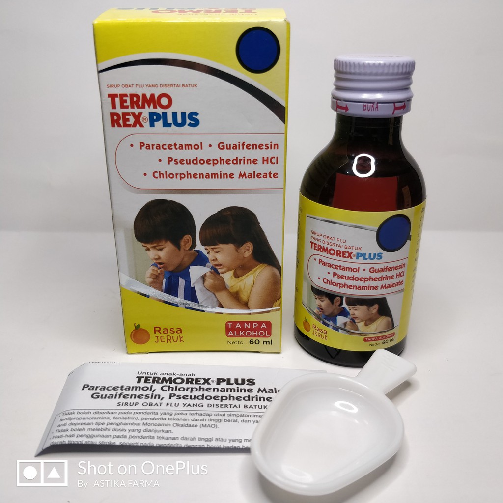Jual TERMOREX PLUS (60ML) Sirup Flu dan Batuk - Tanpa Alkohol - Rasa ...