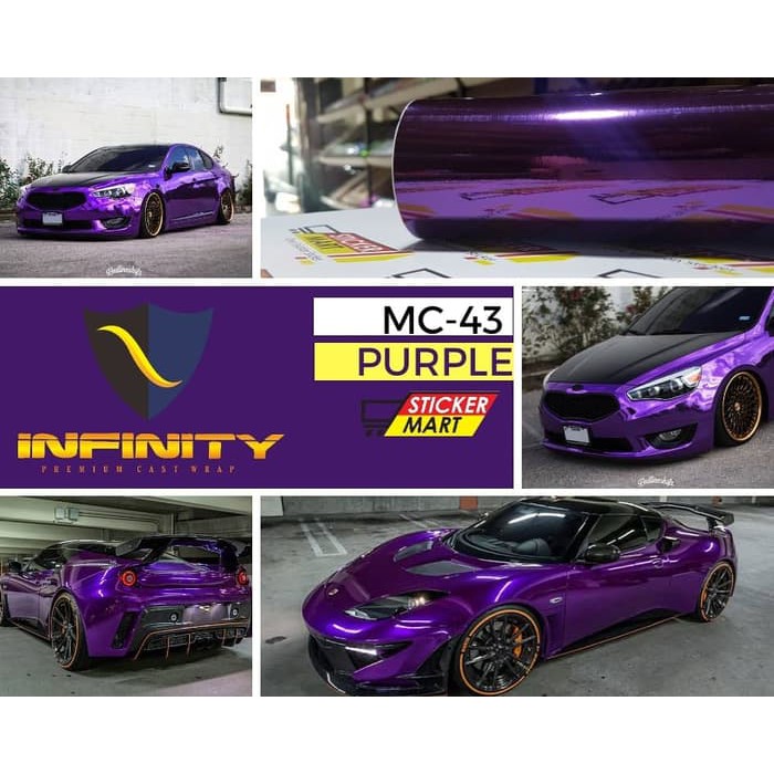Jual Stiker Motor Mobil INFINITY MC Violet uk 152cm | Shopee Indonesia