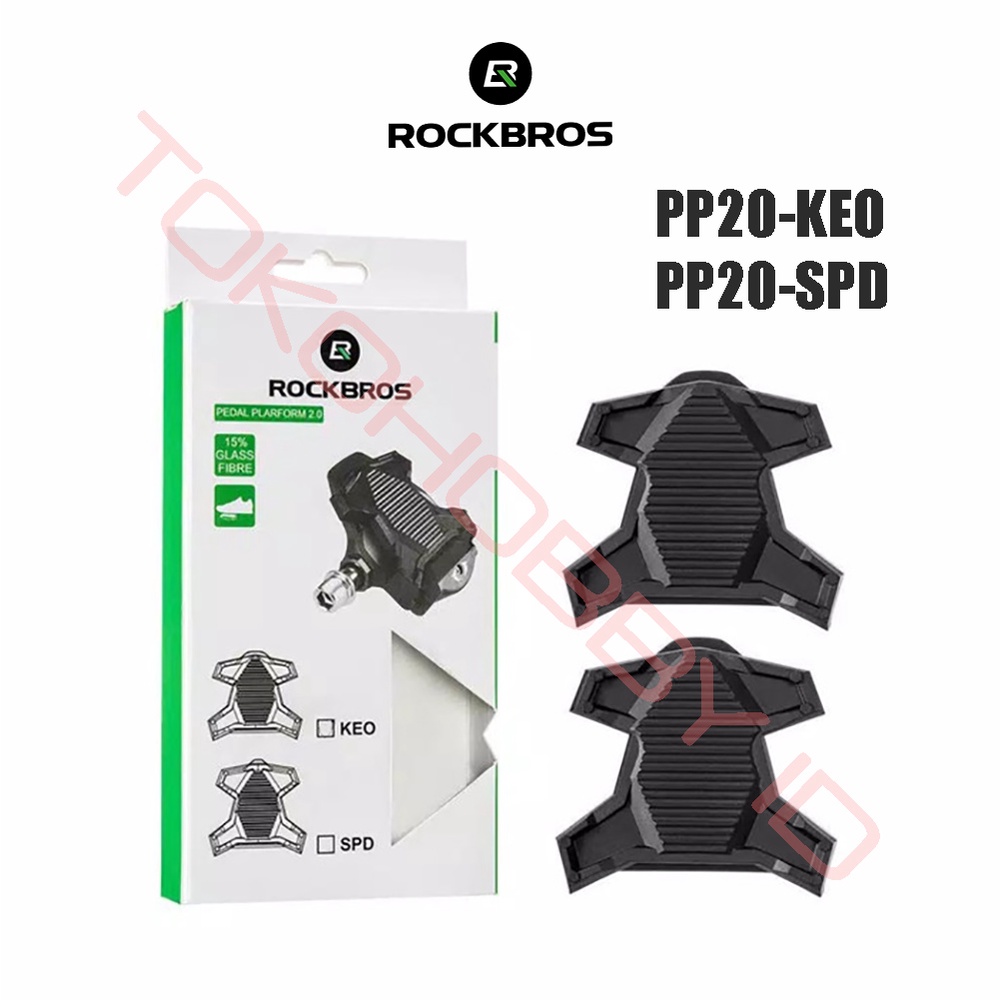 Jual ROCKBROS PP20 KEO SPD Adaptor Pedal Cleat ke Flat Conversion Kit ...