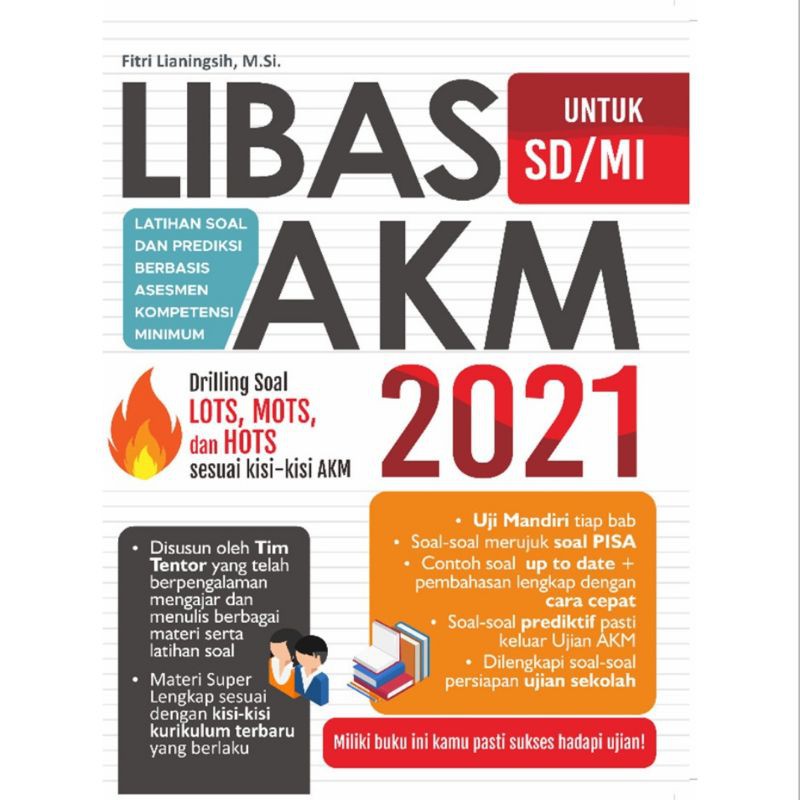 Jual Buku AKM SD LIBAS Latihan Soal dan Prediksi Berbasis Akurasi dan Asesmen Kompetensi Minimum ...