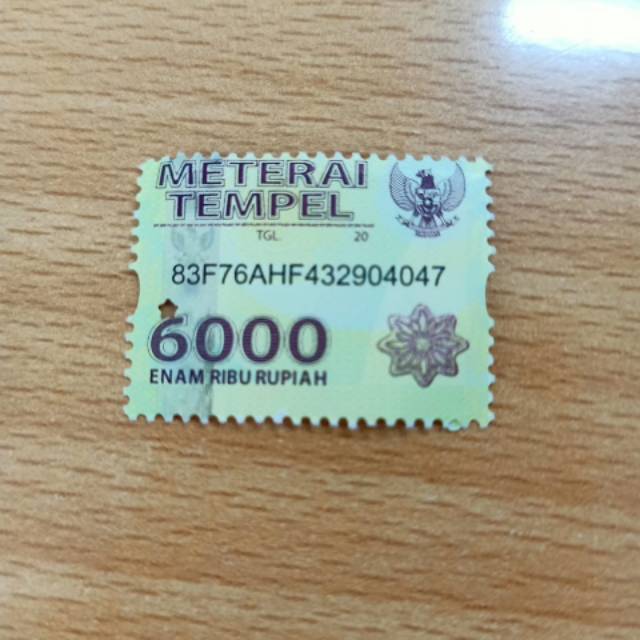 Jual Materai 6000 | Shopee Indonesia