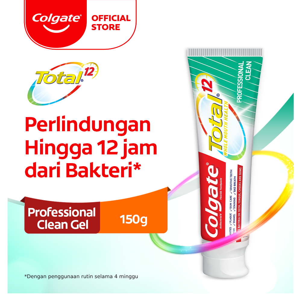 Jual Colgate Total Professional Clean Gel Toothpaste 150g - Pasta Gigi ...
