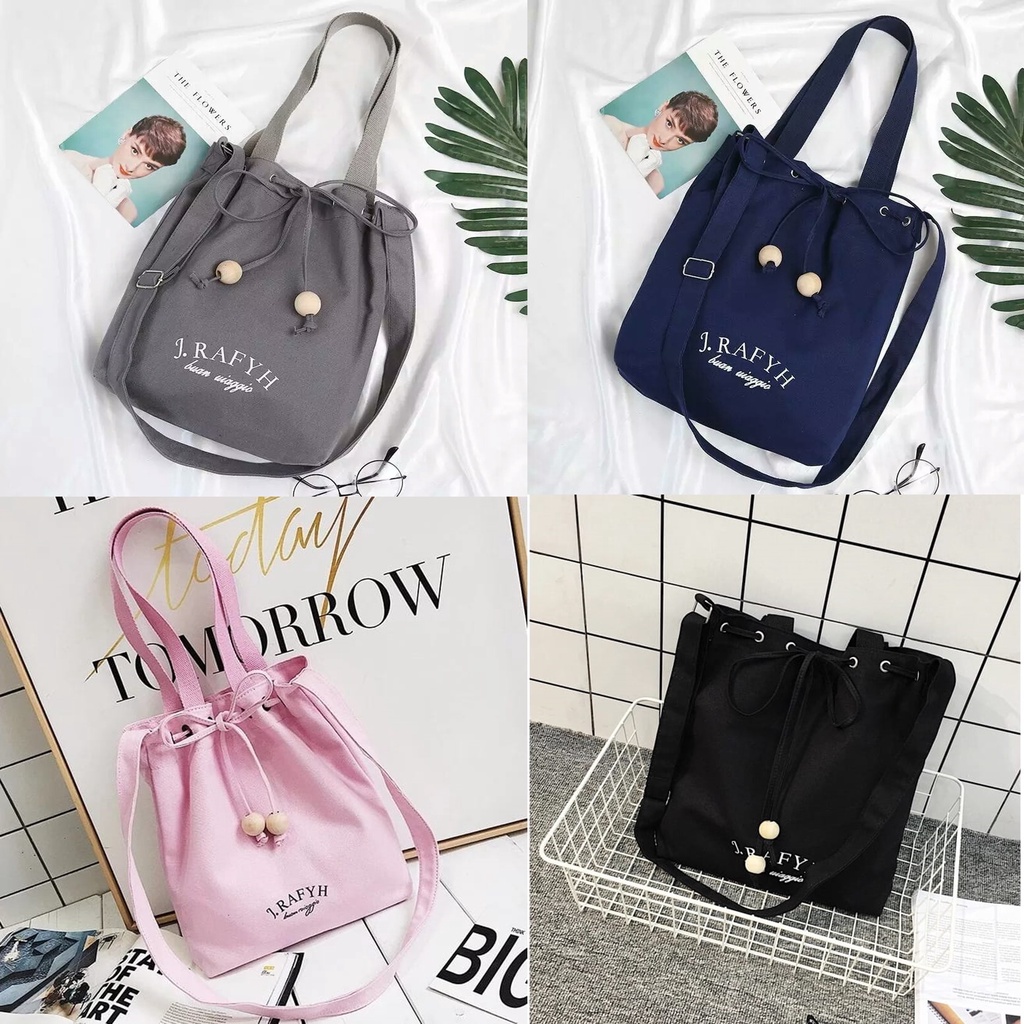 Jual Shoplens_Bag - Tas Tote Bag Magnet Terbaru korea Karakter J.Rafhy ...