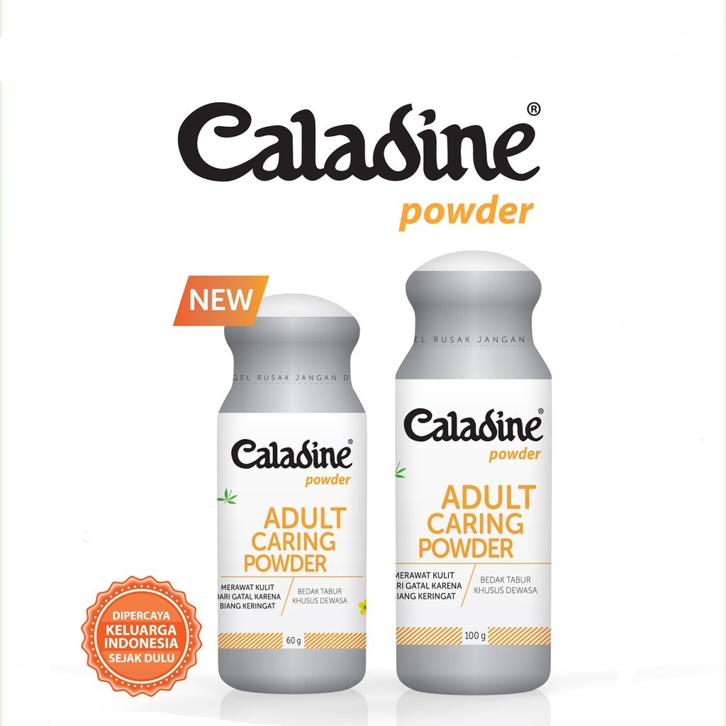 Jual Caladine Powder Adult Caring Powder 60g / 100g - Bedak Gatal ...