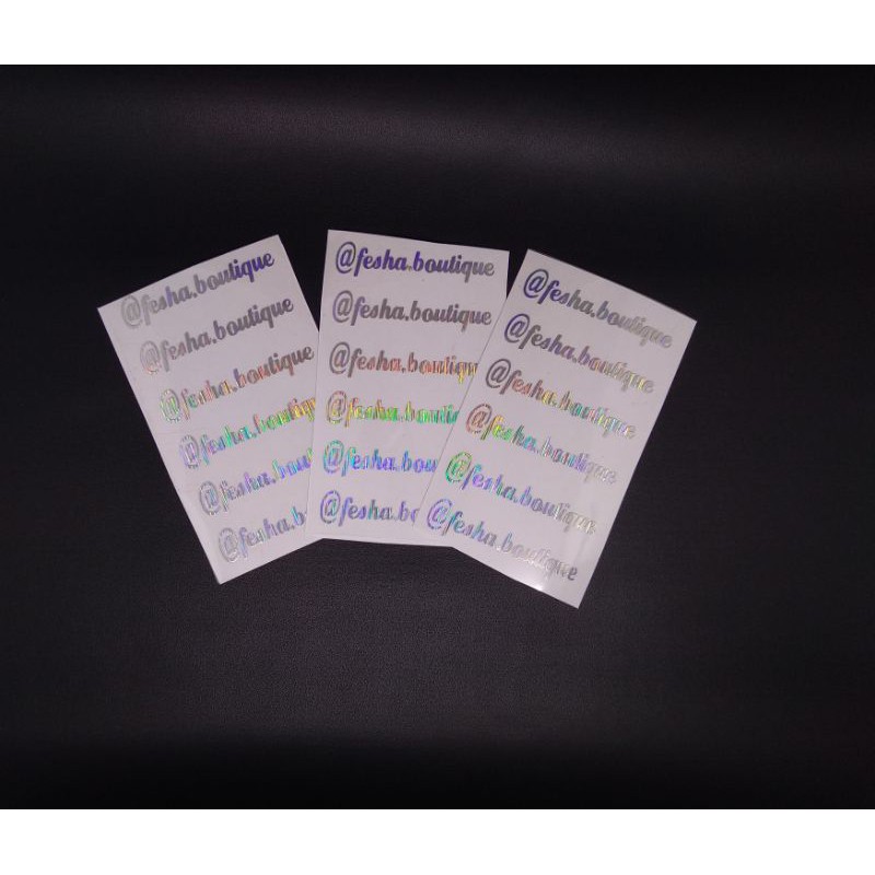 Jual sticker kain hologram | Shopee Indonesia