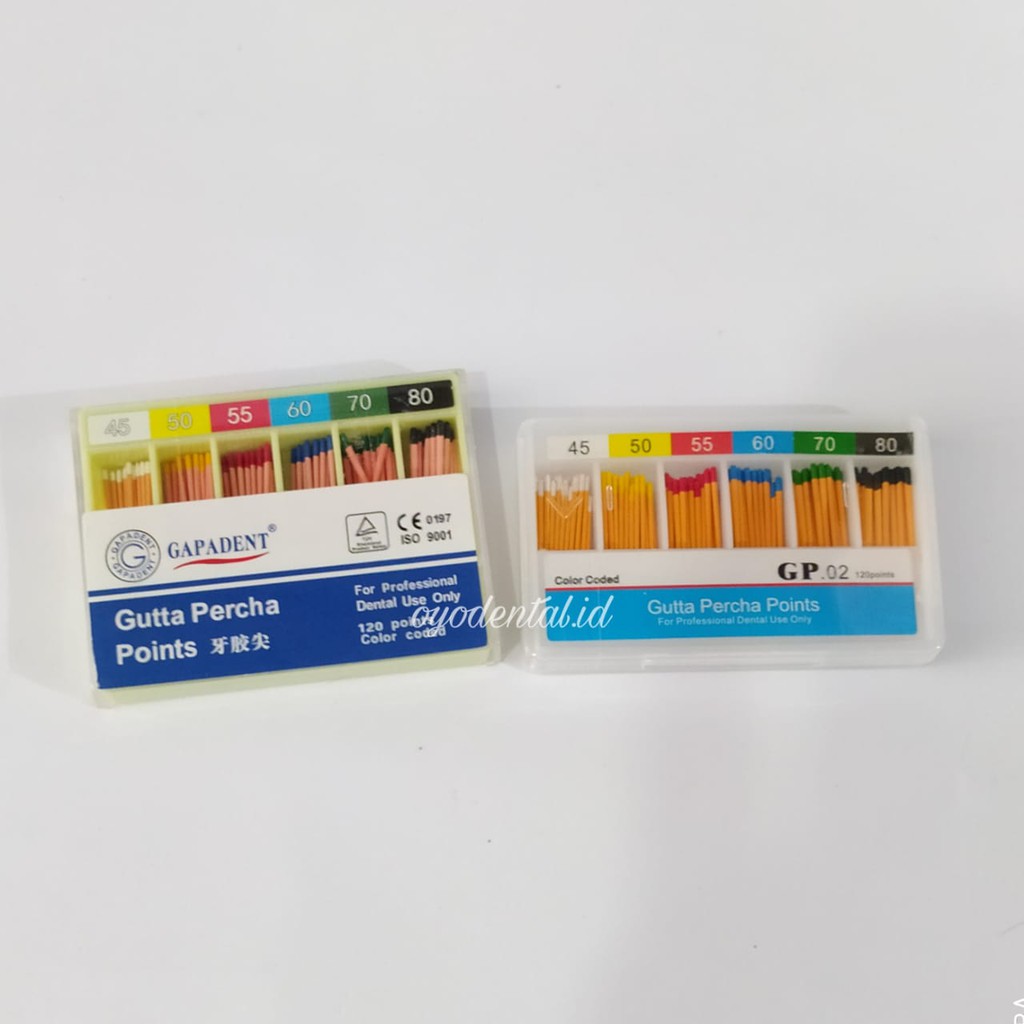 Jual Dental Gutta percha size 45-80 / guttap / Gutta percha point PSA ...