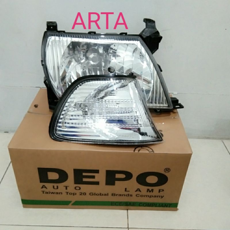 Jual HEAD LAMP DAN SEN KIJANG 2003 2004 SEBELAH ASLI DEPO | Shopee ...