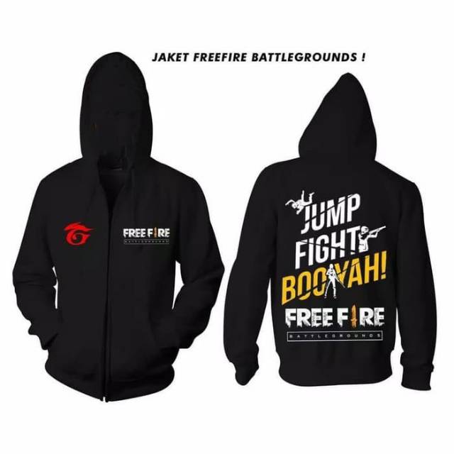 Jual JAKET FREE FIRE KEREN / JAKET FREE FIRE COWO CEWE / JAKET FREE ...