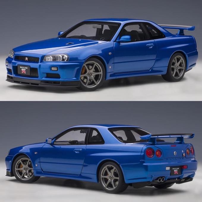 Jual 1/18 AUTOART NISSAN SKYLINE GTR R34 VSPEC NISMO DIECAST MINIATUR ...