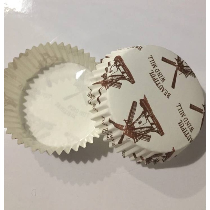 Jual PAPER CUP CASE ROTI BULAT 8 CM dan 7CM Per PACK ISI 200 PCS ...
