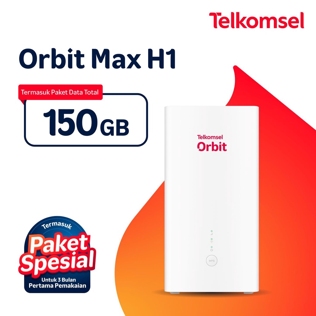 Jual Telkomsel Orbit Max H1 Modem WiFi 4G High Speed Bonus Data ...