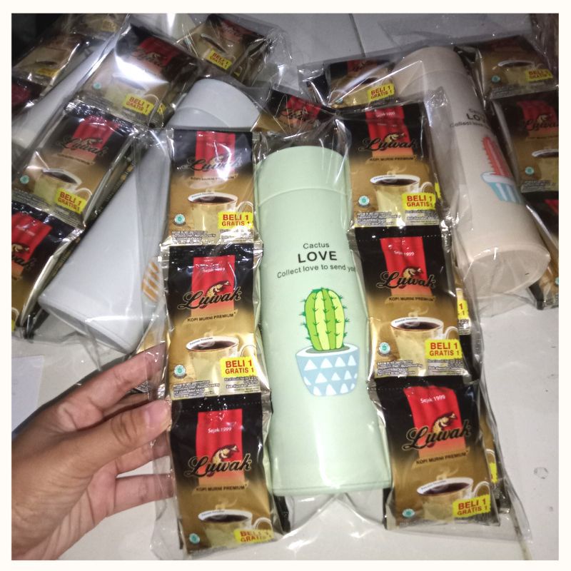 Jual PAKET KOPI LUWAK PLUS BOTOL KAKTUS | Shopee Indonesia