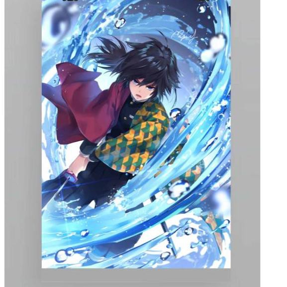 Jual Mall Poster dinding anime tomioka giyuu kimetsu no yaiba demon ...