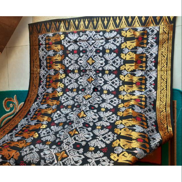 Jual SEPASANG Kain Tenun Songket Asli Sidemen Bali (Bukan Bordir) | Shopee Indonesia