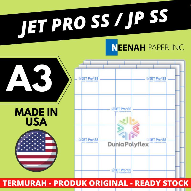 Jual Transfer Paper Jet Pro SS (JPSS) A3 | Shopee Indonesia